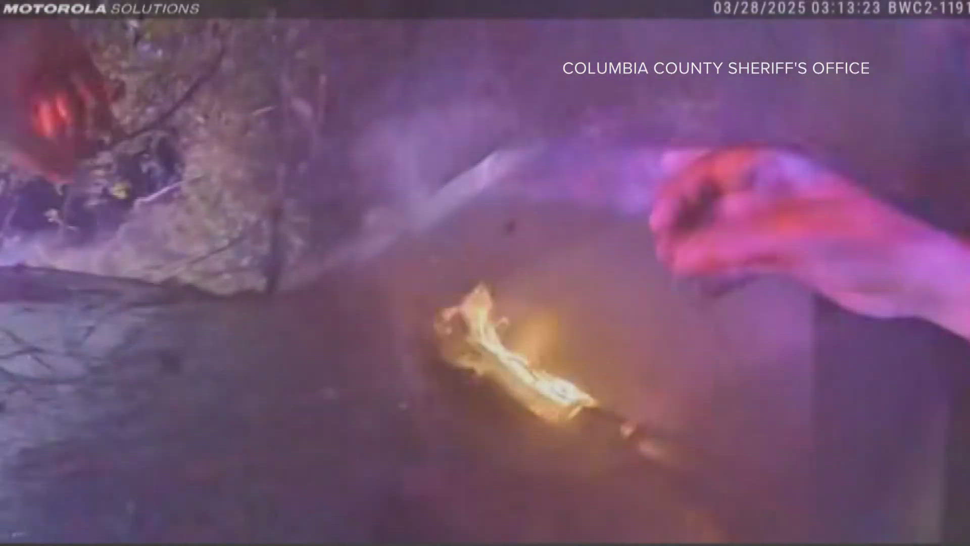 Pursuit Turned Rescue: Columbia County Deputies Save 3 From Fiery Crash ...