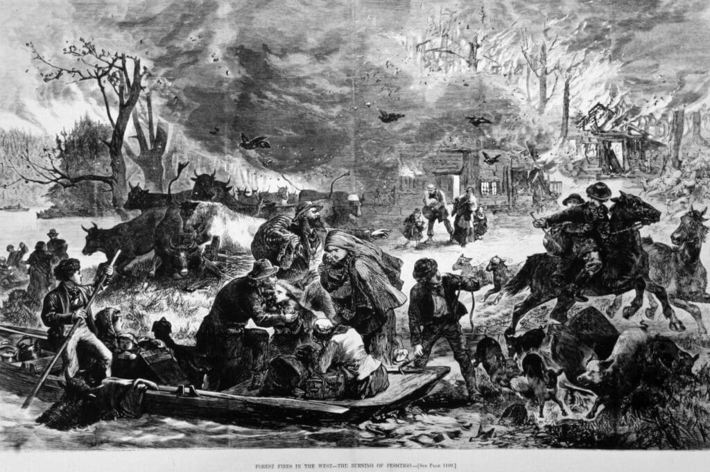 Remembering the Peshtigo Fire 154 Years Later • Fire Protection News